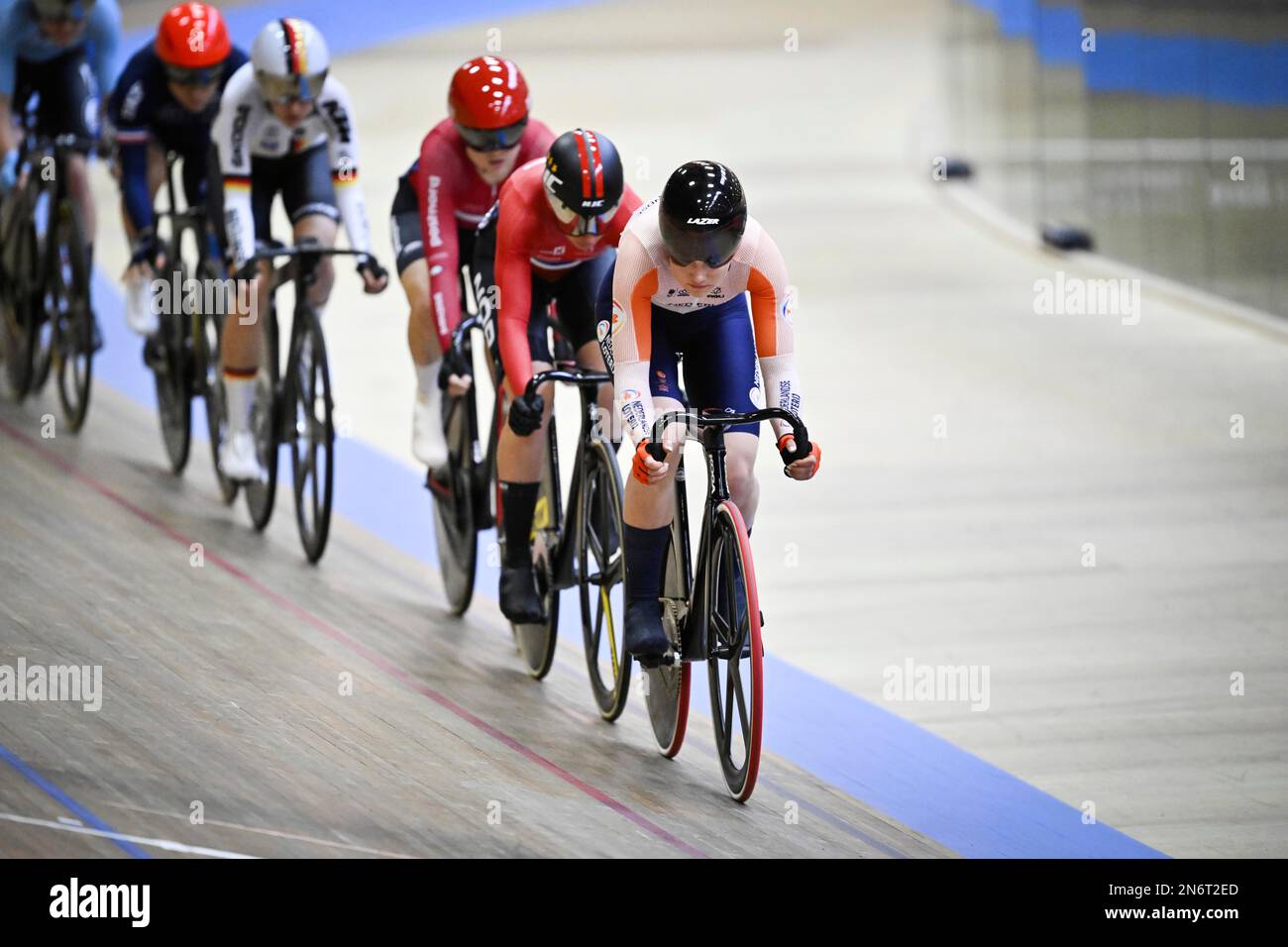 Netherlands' Maike van der Duin in action, during the Women's Omium ...