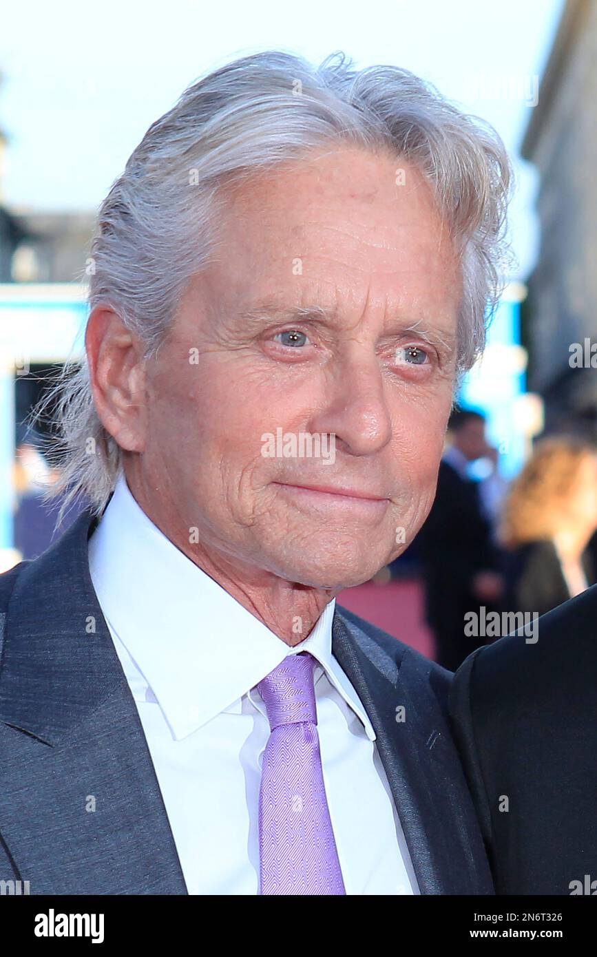 Actor Michael Douglas arrives for the screening of Behind the ...