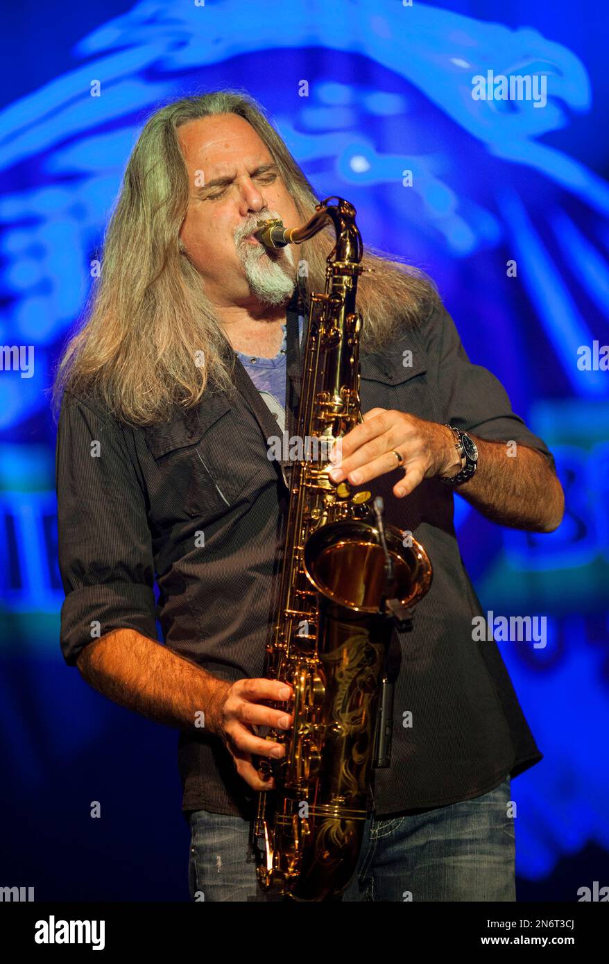Marc Russo of The Doobie Brothers performs at the Harley-Davidson 110th ...