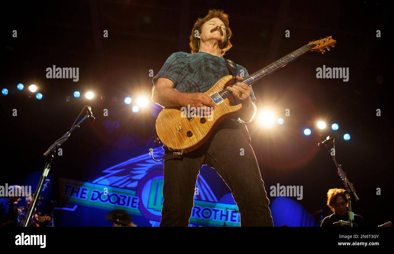Tom Johnston of The Doobie Brothers performs at the Harley-Davidson ...