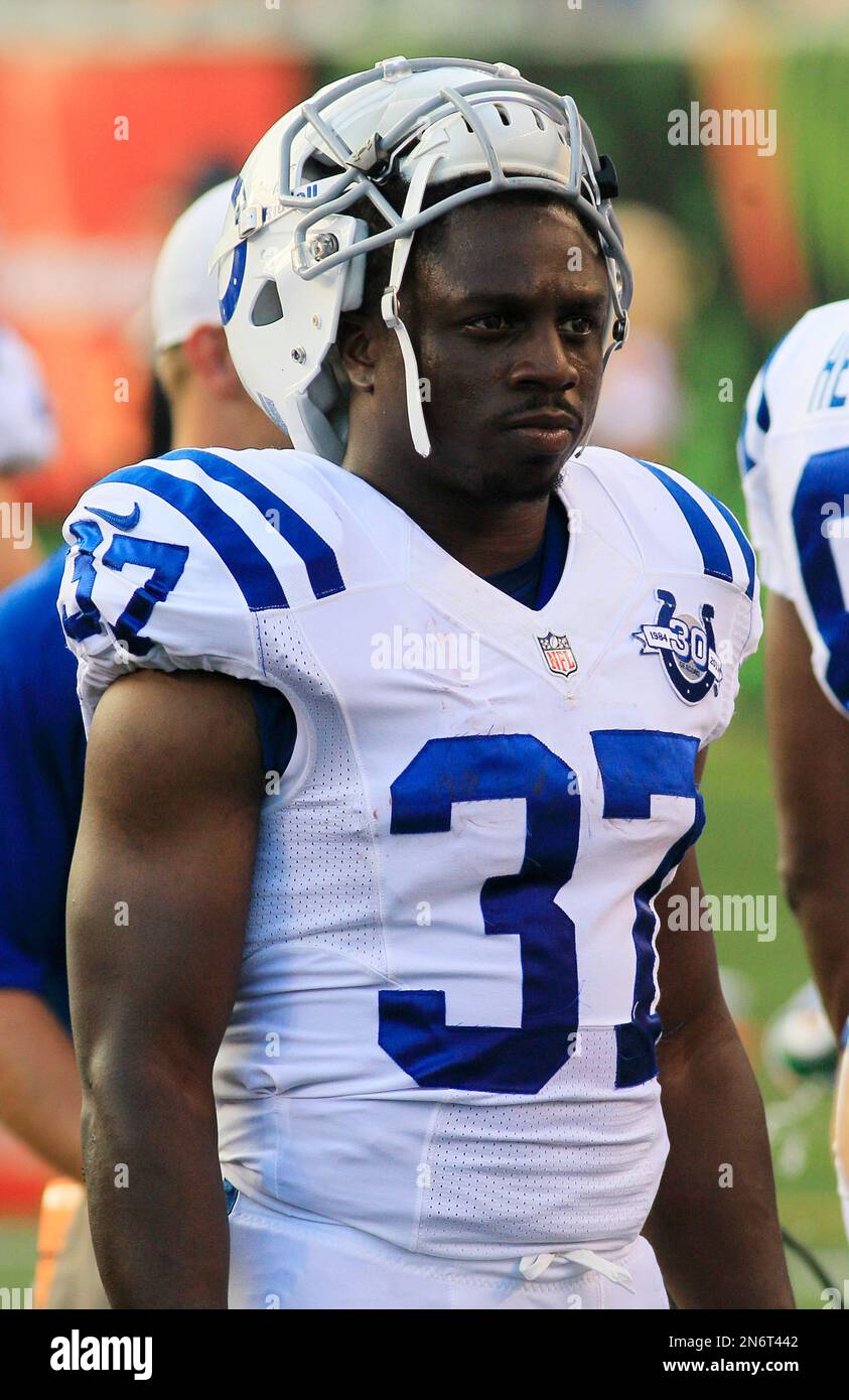 Indianapolis Colts defensive back Ashante Williams watches from the ...