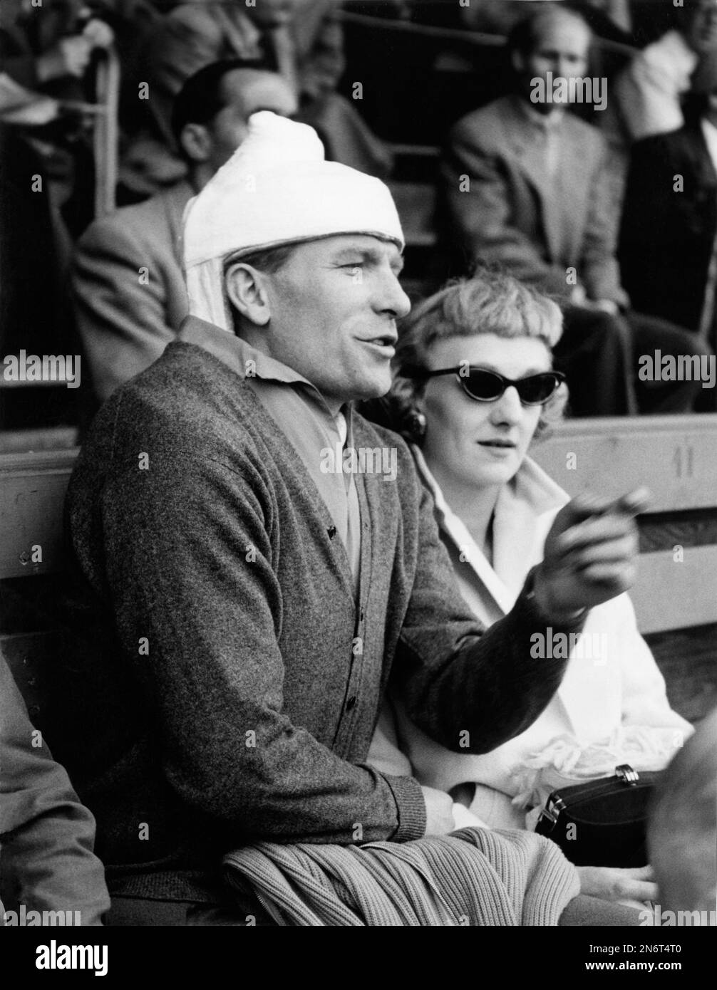 German goalkeeper of the English football club Manchester City, Bert ...