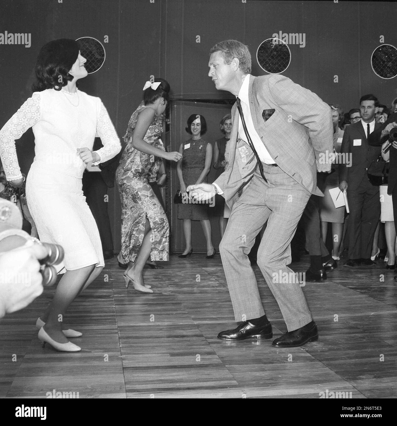 Luci Baines Johnson, daughter of President Lyndon B. Johnson, and actor ...