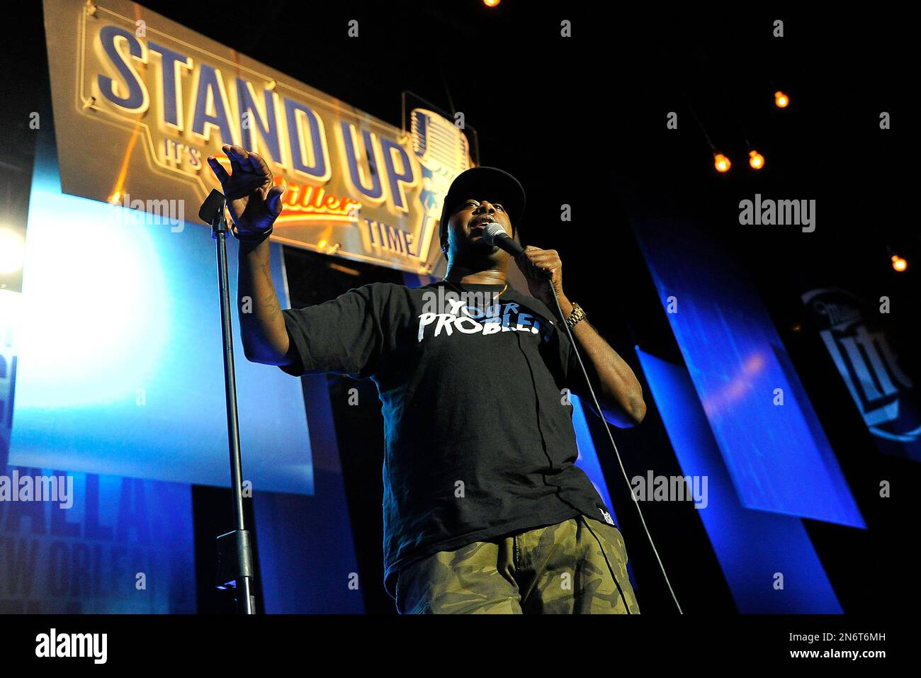 Comedian Leon Rogers hosts the Miller Lite Stand Up. It's Miller comedy ...