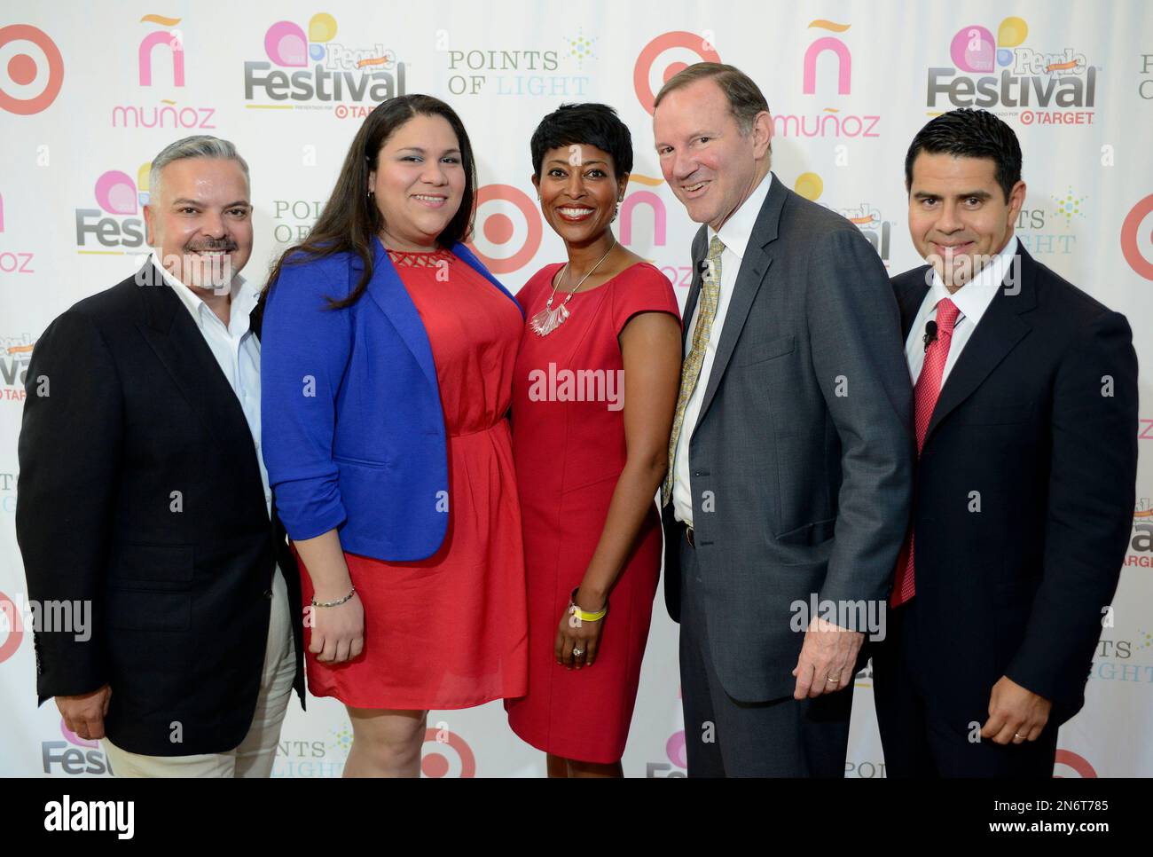 Henry Muñoz (from left), Gaby Pacheco, Laysha Ward, Donald Graham, and ...
