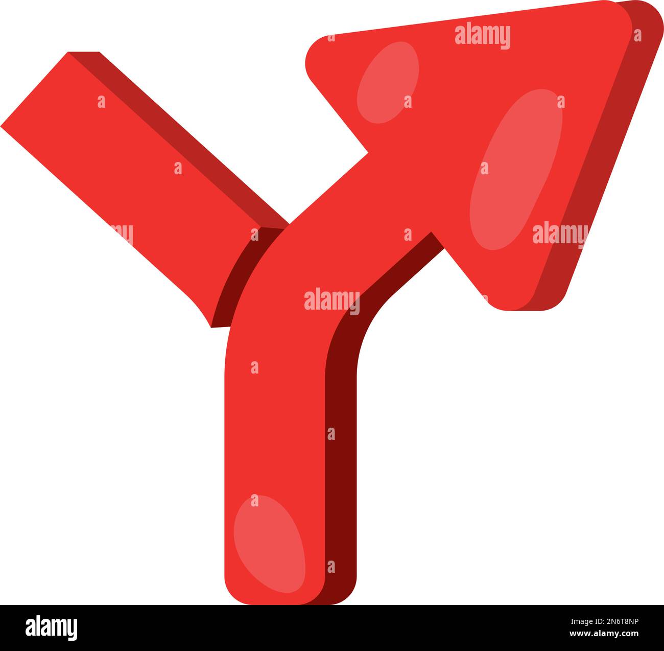 you are here, direction arrow Stock Vector Image & Art - Alamy