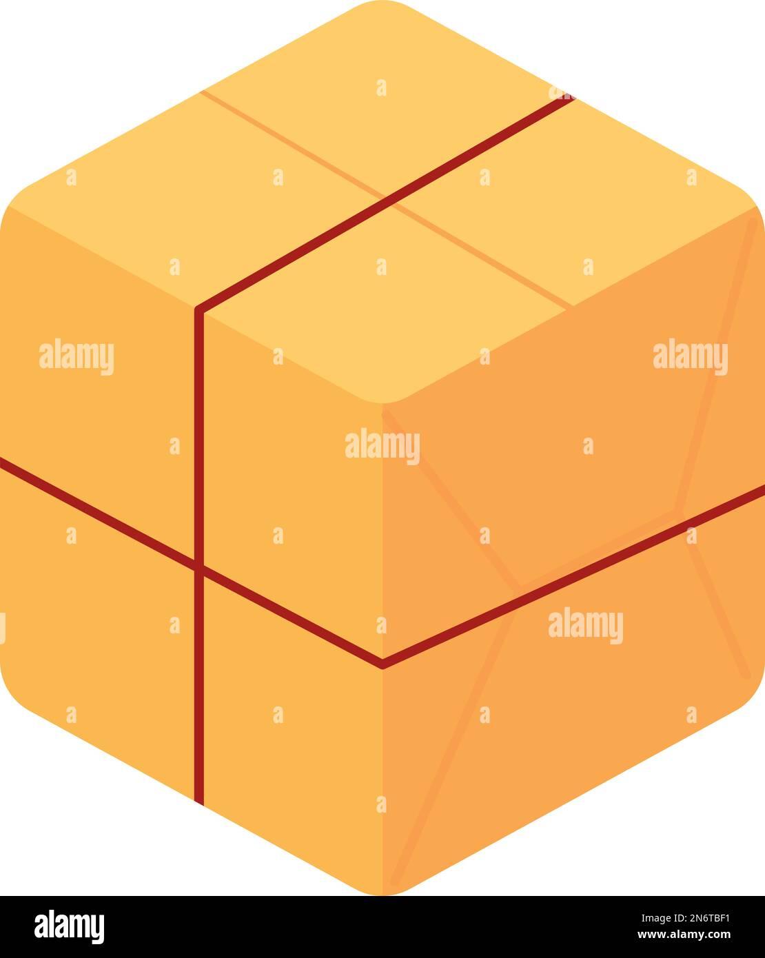 delivery cargo box Stock Vector Image & Art - Alamy