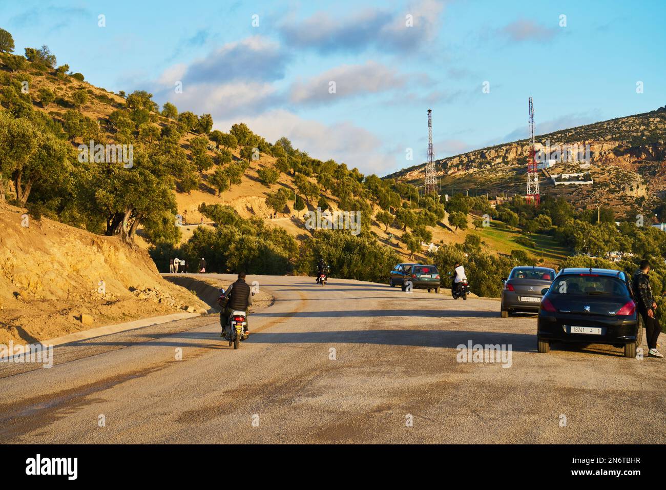 Motorcycle driver riding in high hi-res stock photography and images ...