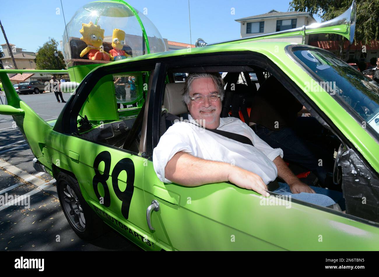 Simpsons creator Matt Groening is seen at FOX's Homer Simpson Custom ...