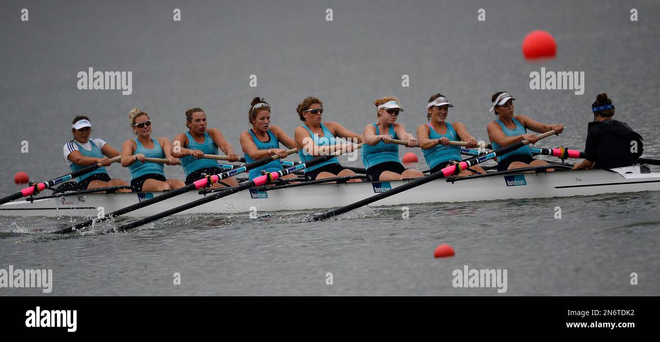 New Zealand's women's eight team members, from right, Robyn Munro ...