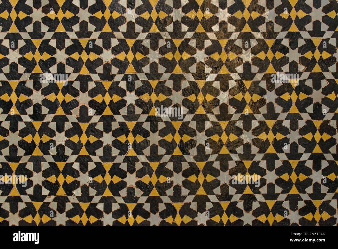 Stunning mosaic tiles from Marrakech, Morocco create a kaleidoscope of ...