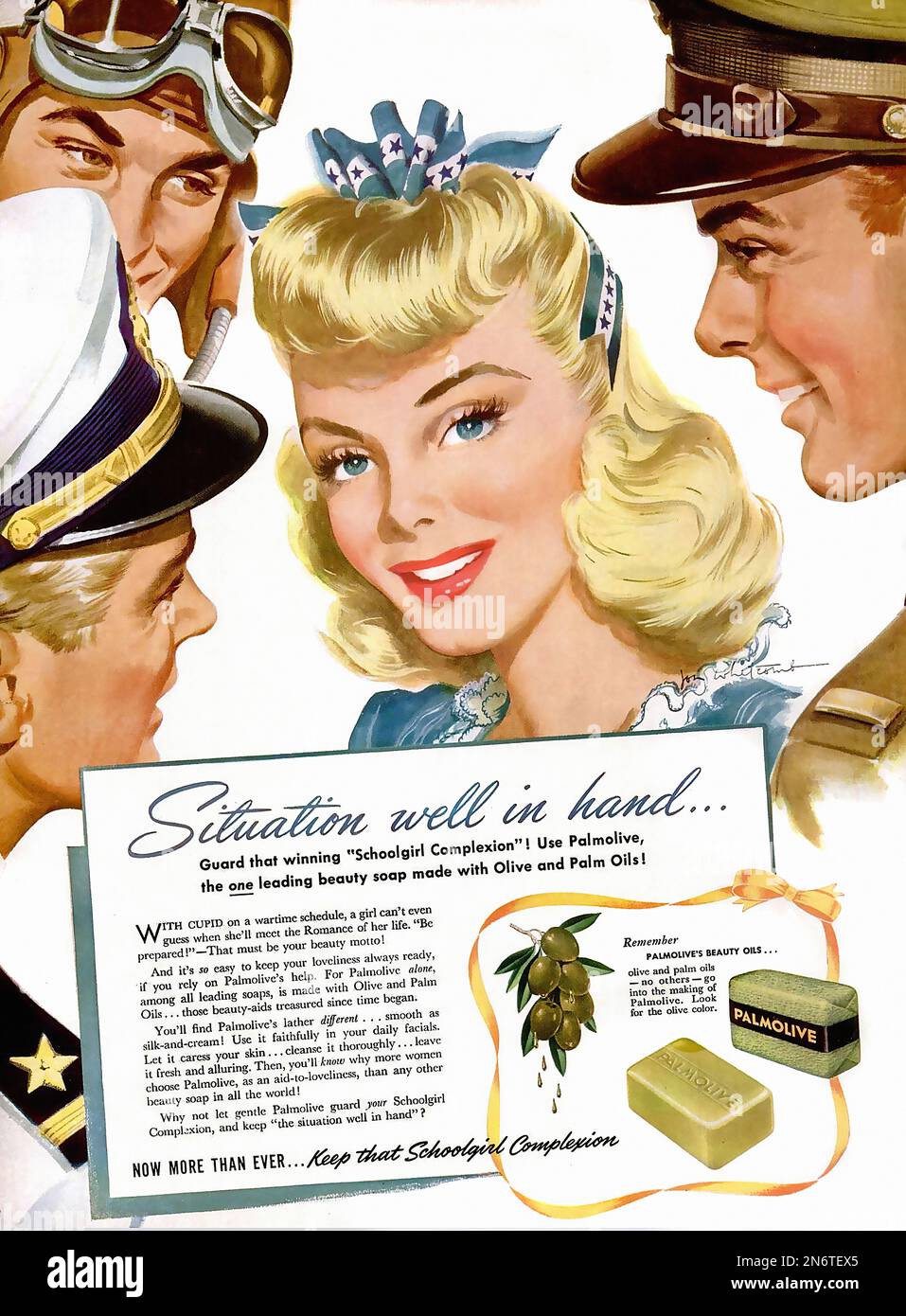 1942 - Palmolive tactical advantage!- American (U.S.) advertising ...