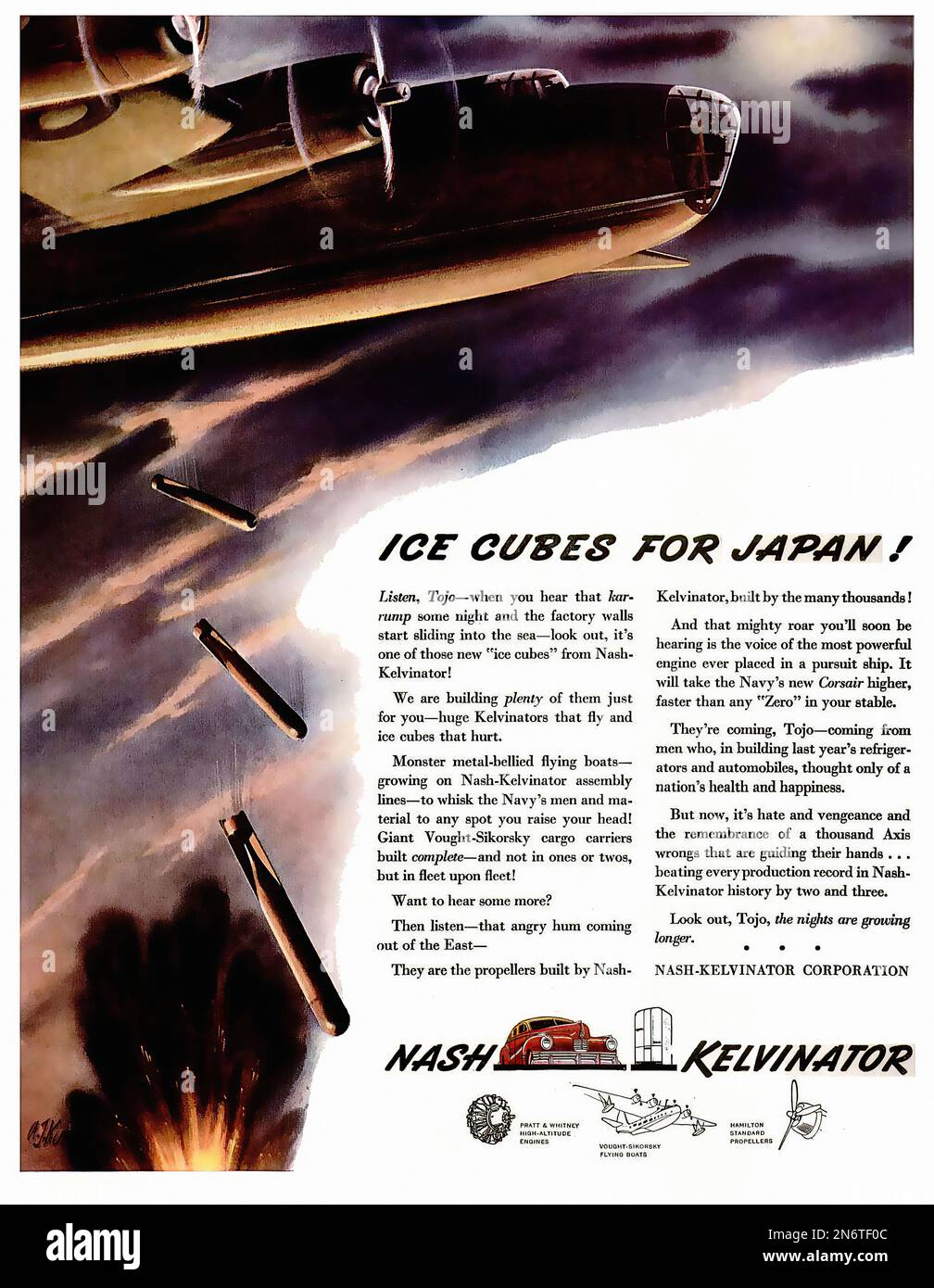 1942 - Ice ubes For Japan - Nash Kelvinator - American (U.S ...