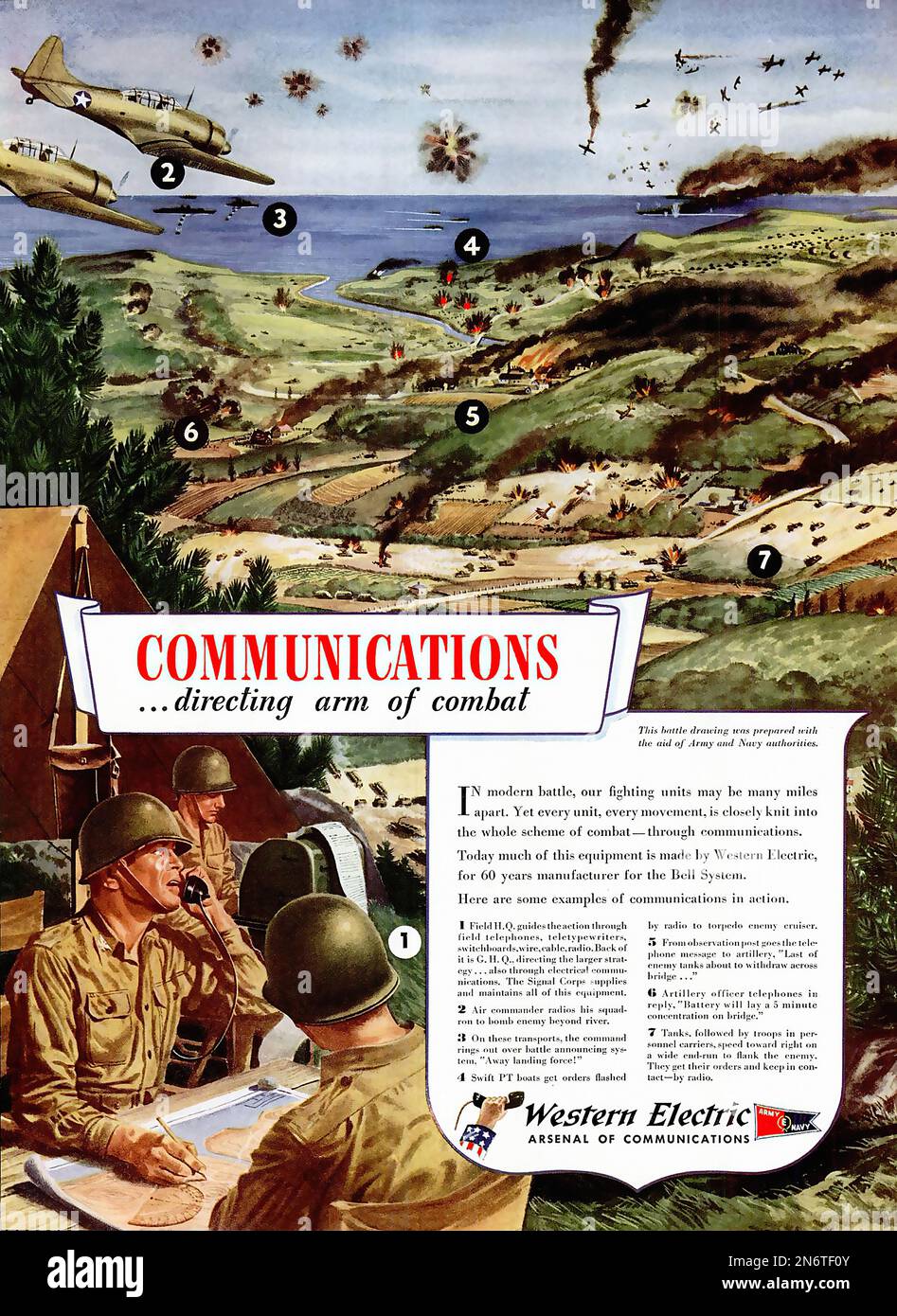 1942 - Western Electric telephones - American (U.S.) advertising during ...