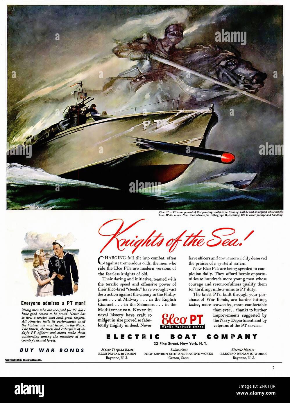 1943 ww2 american propaganda poster hi-res stock photography and images ...