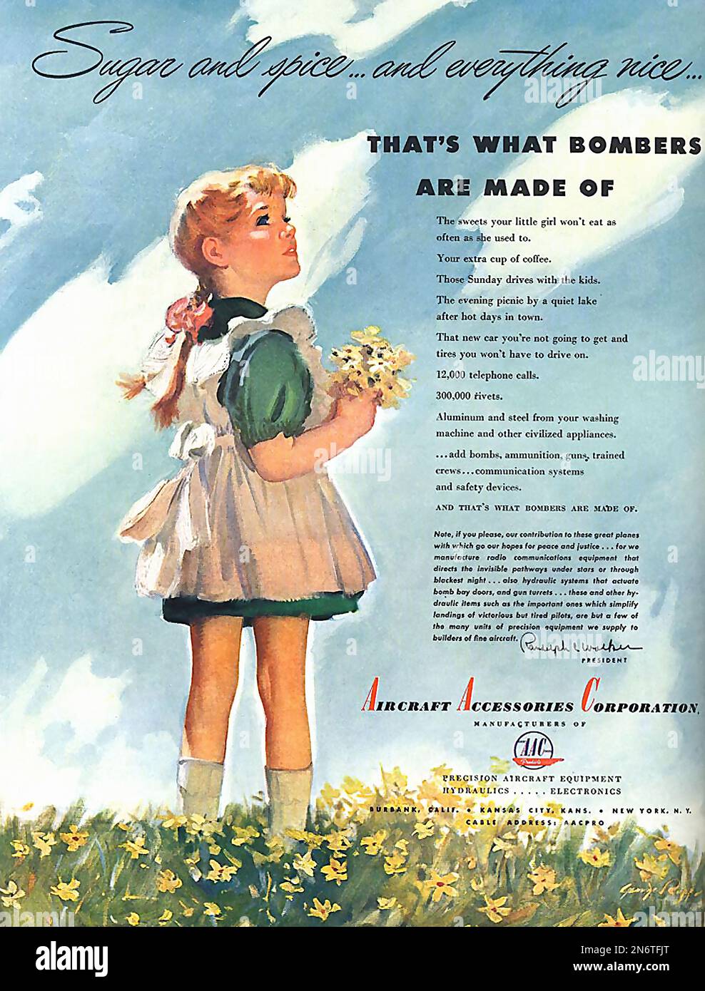 1943 - A.A.C Corporation - American (U.S.) advertising during World War ...