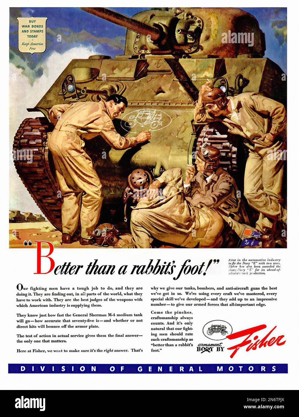 Vintage ww2 1943 american propaganda poster hi-res stock photography ...
