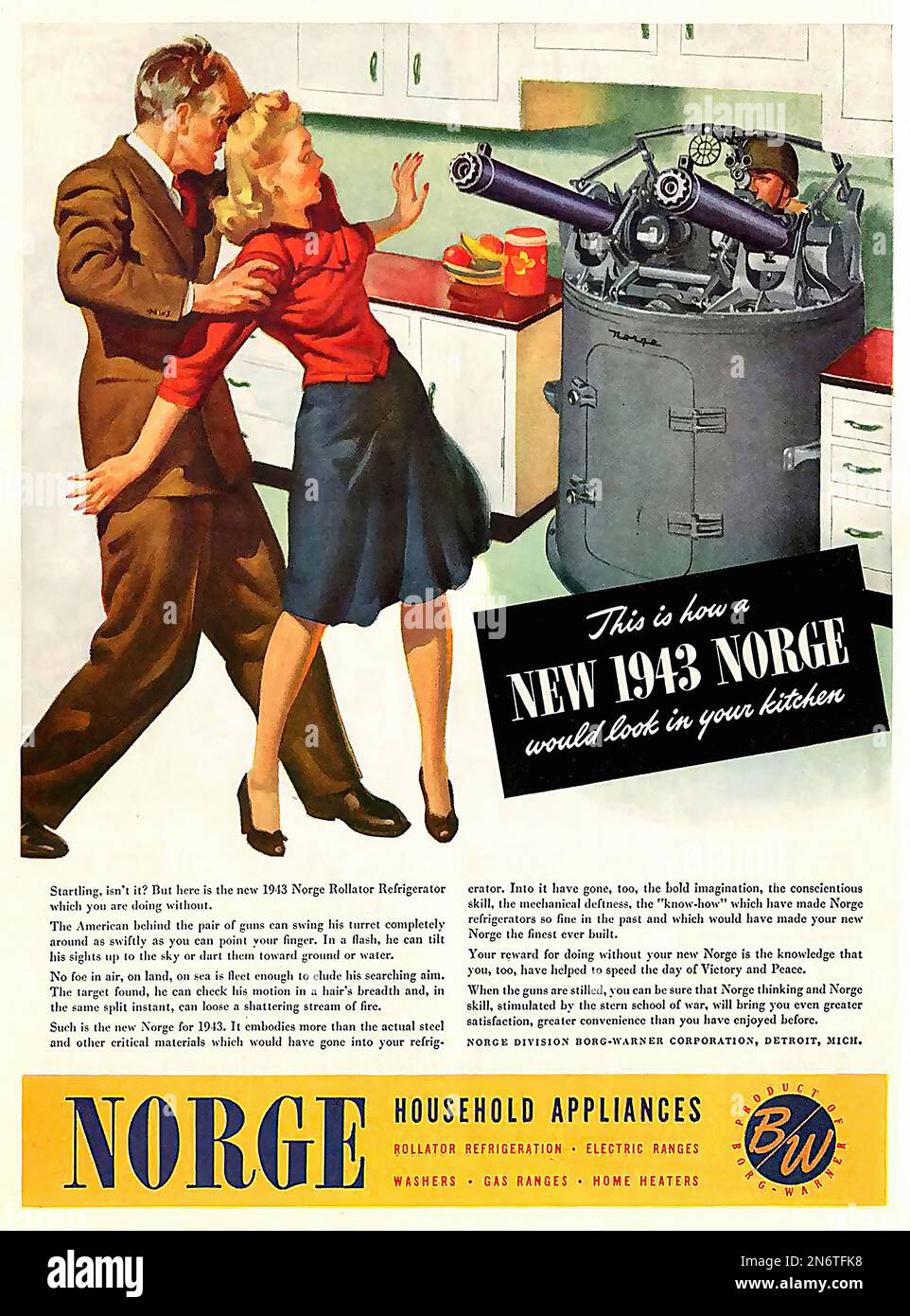 Vintage ww2 1943 american propaganda poster hi-res stock photography ...