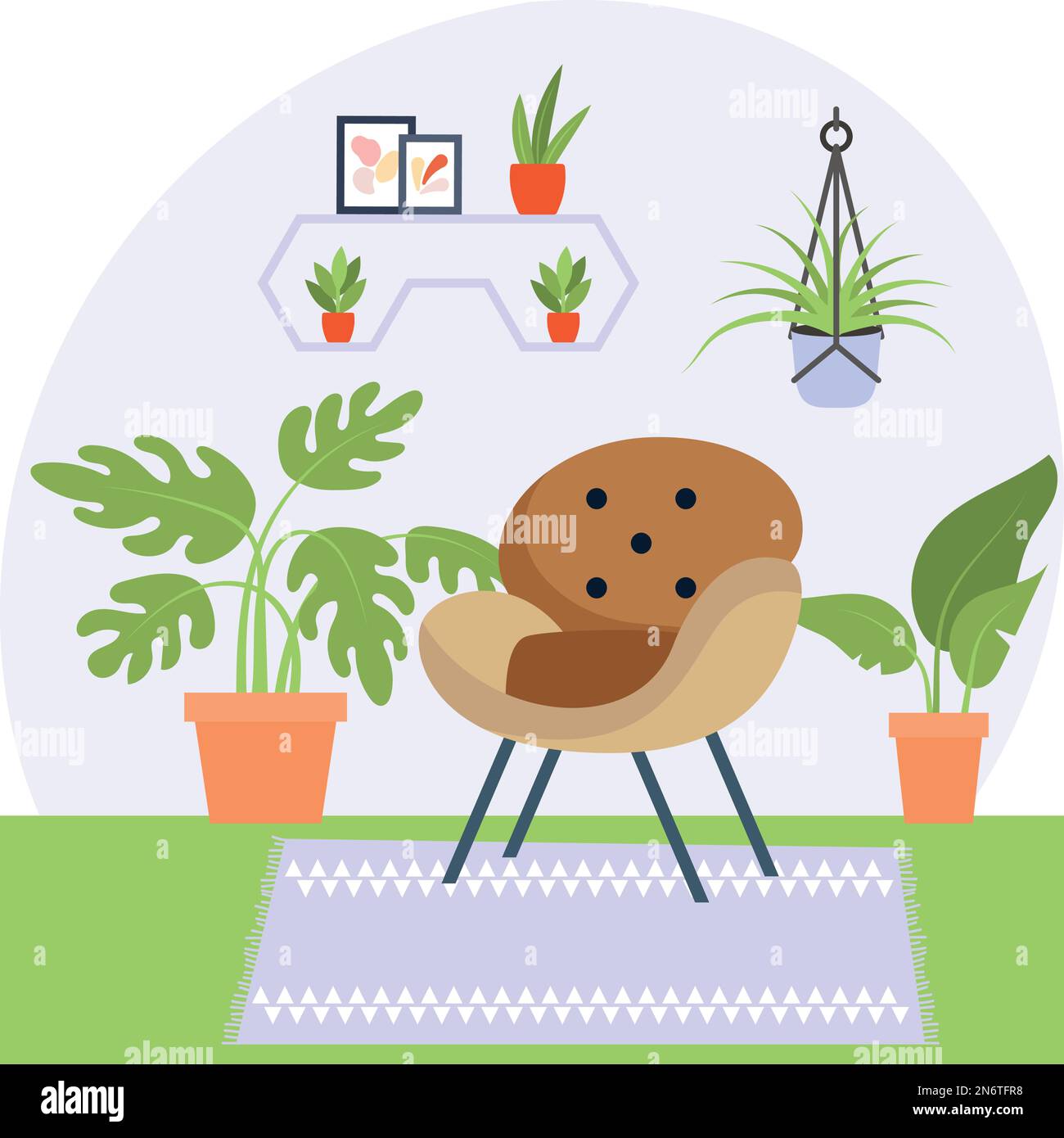 Luxury terrace design Stock Vector Images - Alamy