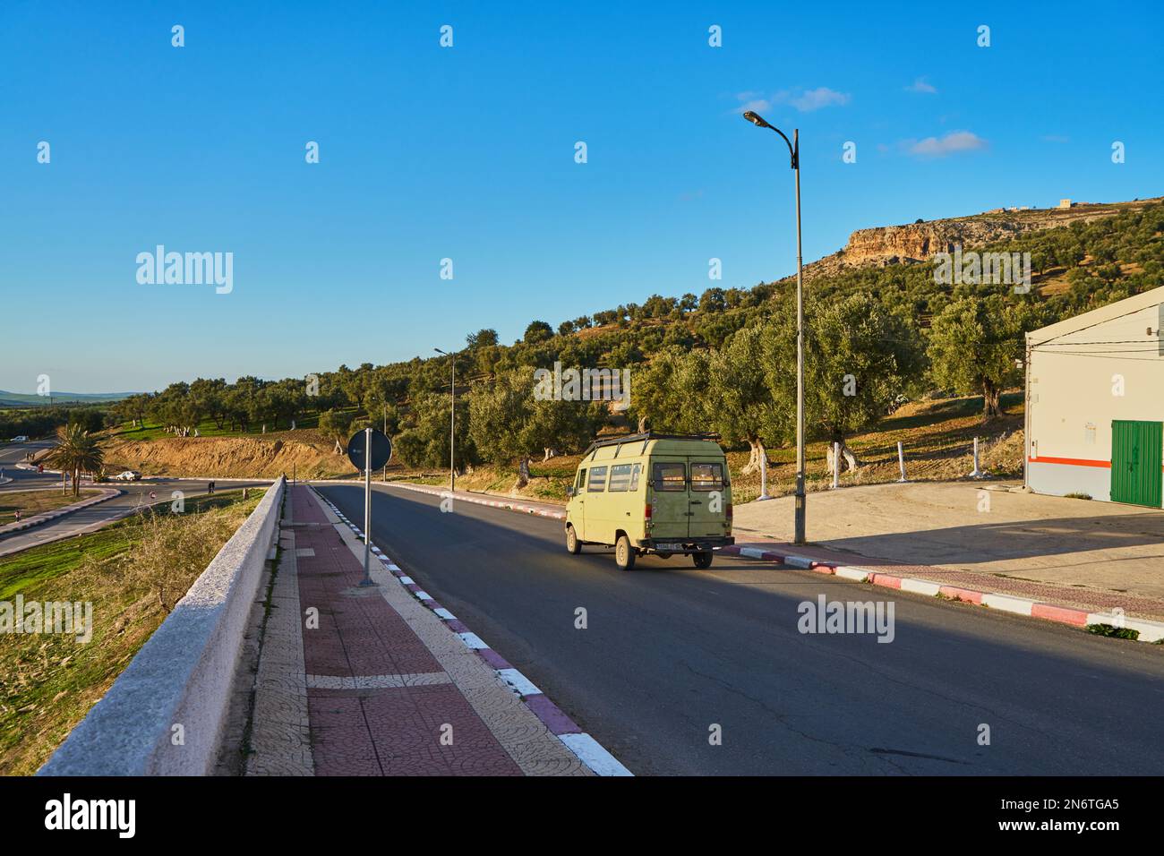 A mountain asphalt road between two Moroccan cities Stock Photo - Alamy