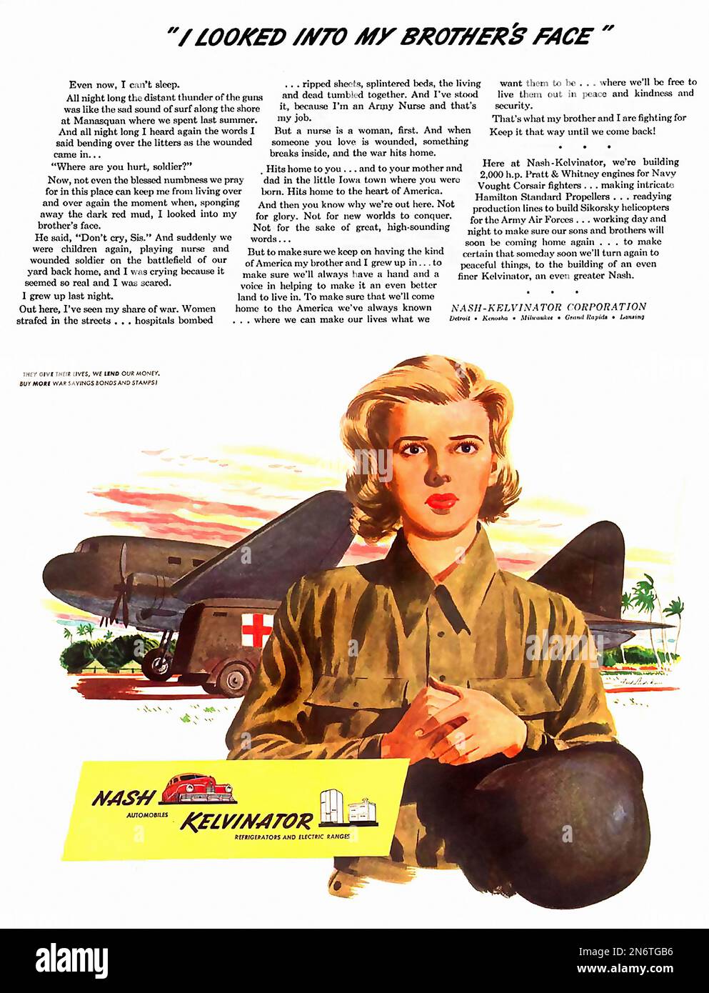 1943 - I looked into my brother's face! - Nash Kelvinator - American (U ...