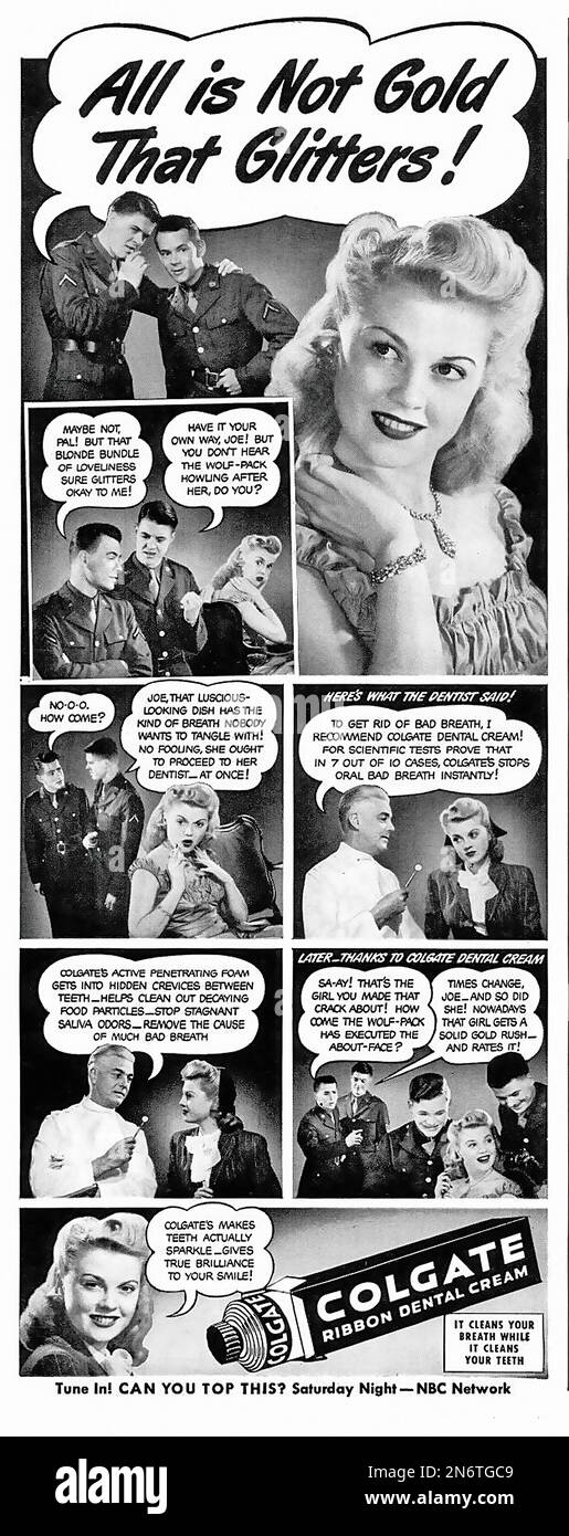 Colgate poster hi-res stock photography and images - Alamy