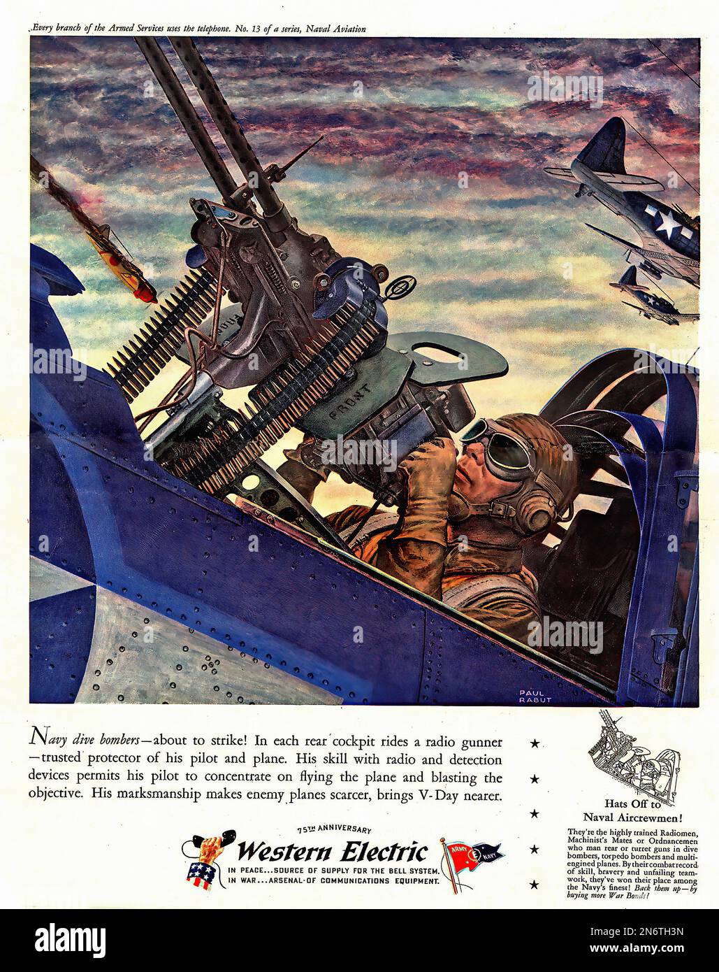 1944 - Douglas SBD Western Electric - American (U.S.) advertising ...