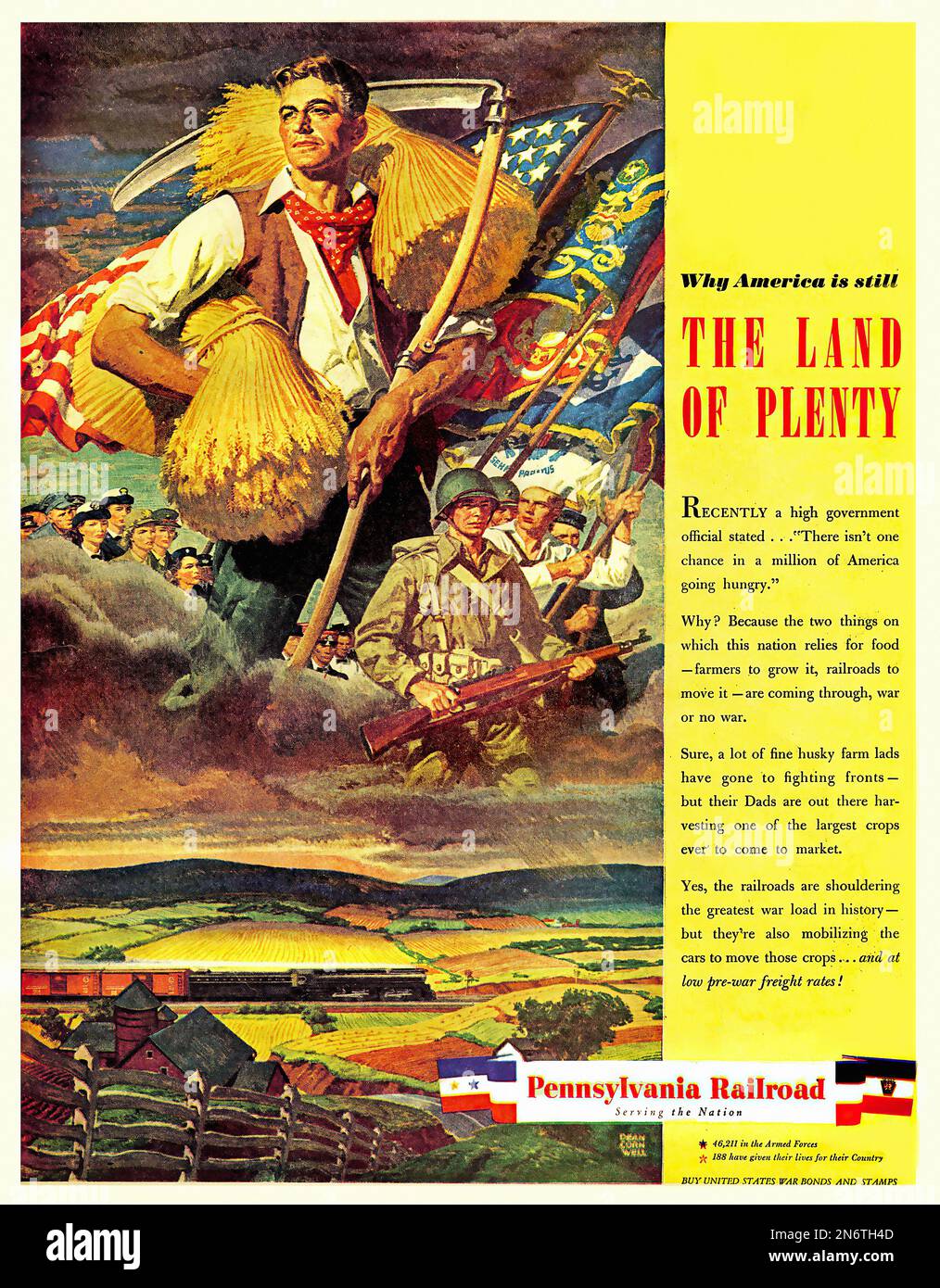 1944 - The land of plenty - Pennsylvania Railroad - American (U.S ...