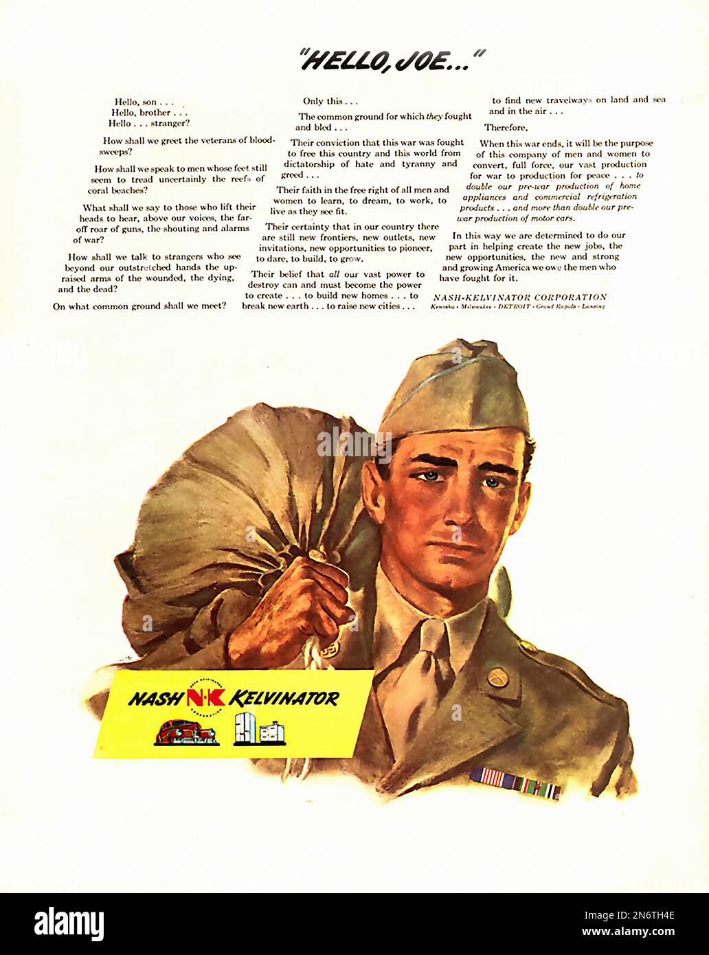 Ww2 vintage propaganda poster 1944 hi-res stock photography and images ...