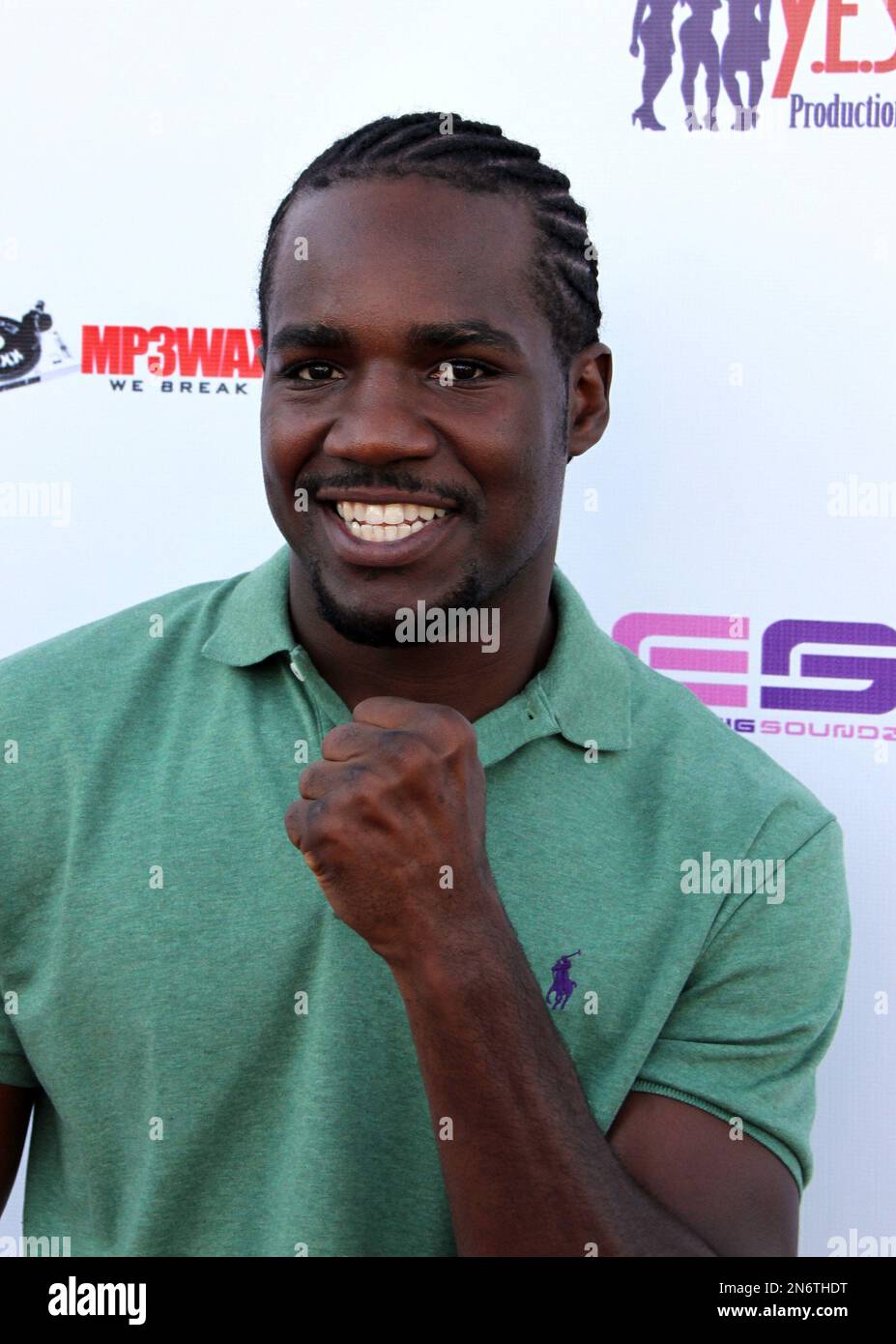 Boxer Fernando Guerrero arrives at Darnaa's Listening Party and Live ...