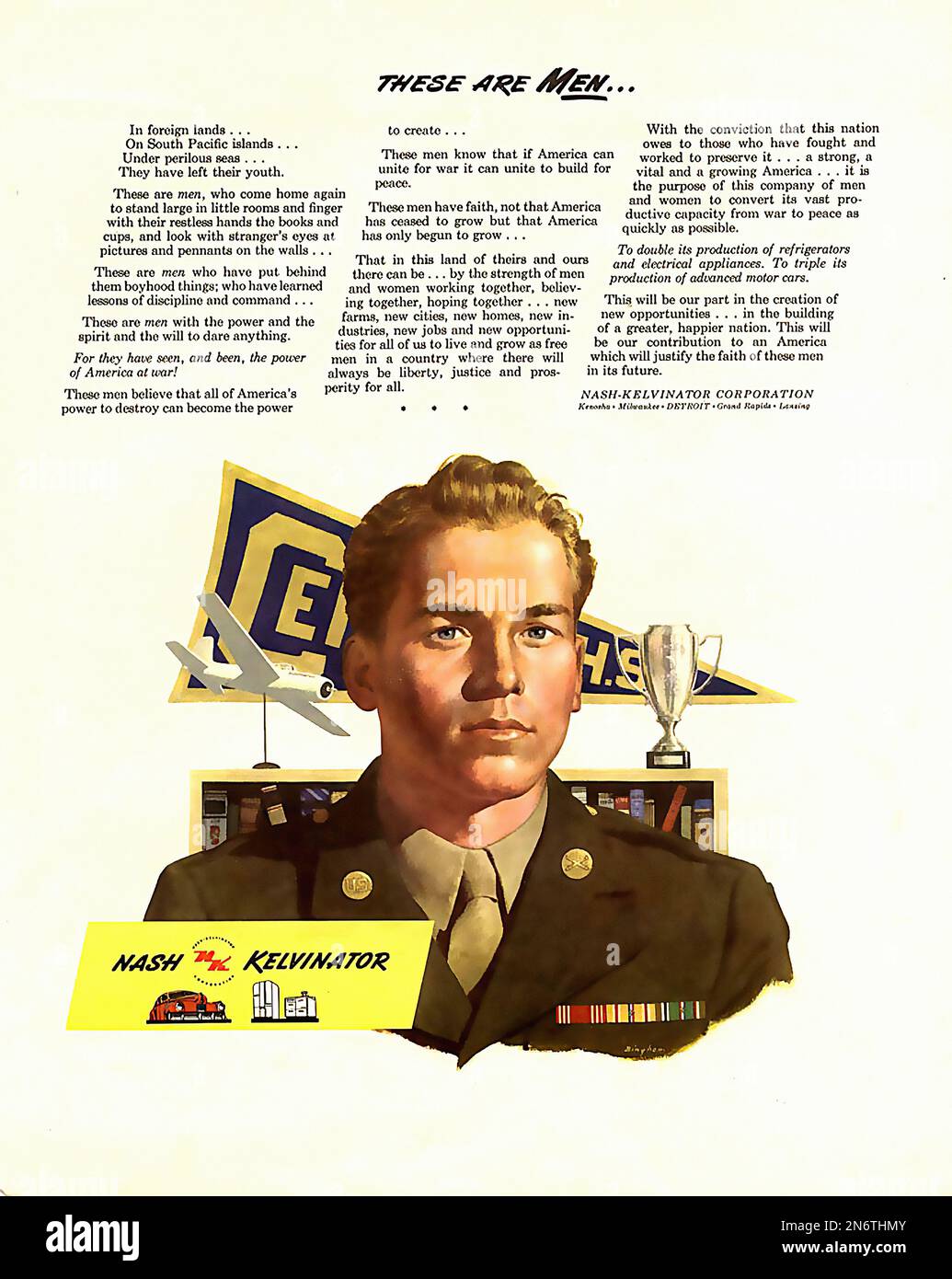 1945 - Nash Kelvinator - American (U.S.) advertising during World War ...