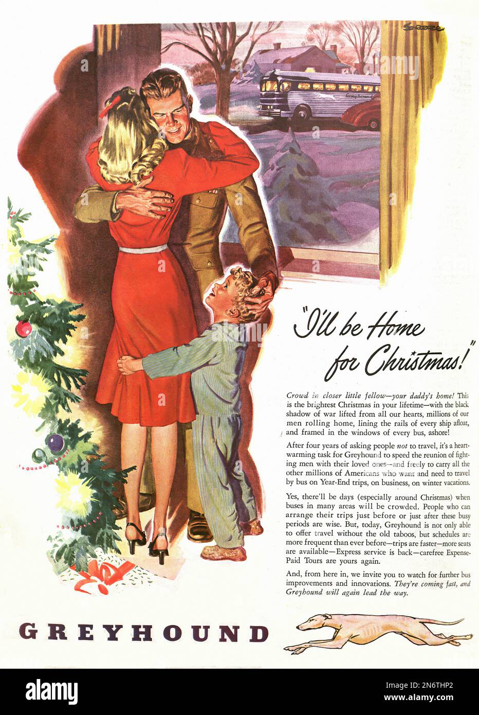 Christmas 1945 hi-res stock photography and images - Alamy