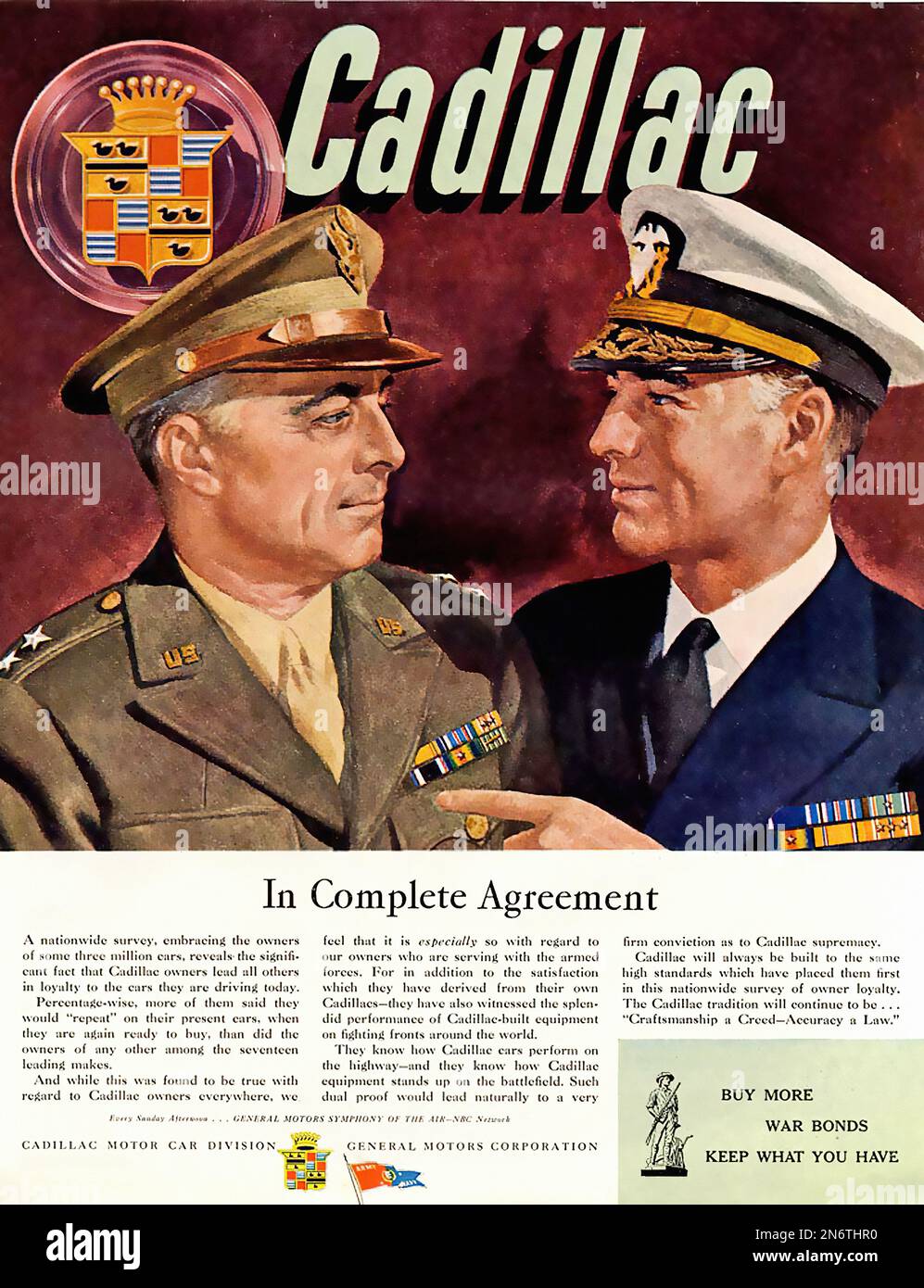 1945 - agreement - Cadillac - American (U.S.) advertising during World ...