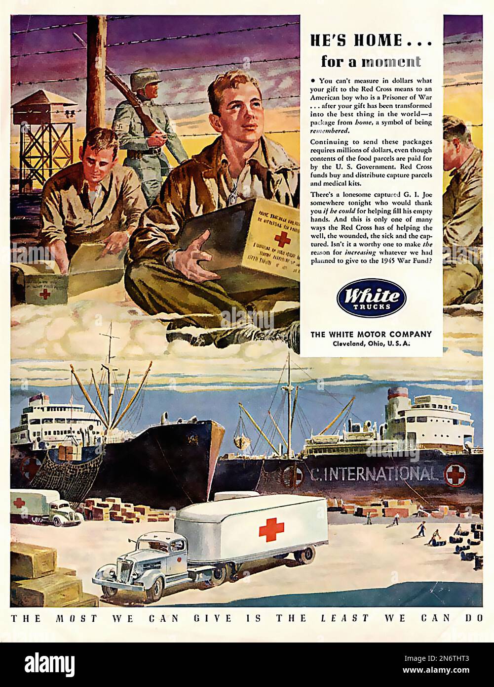 1945 - Red-Cross parcels - American (U.S.) advertising during World War ...