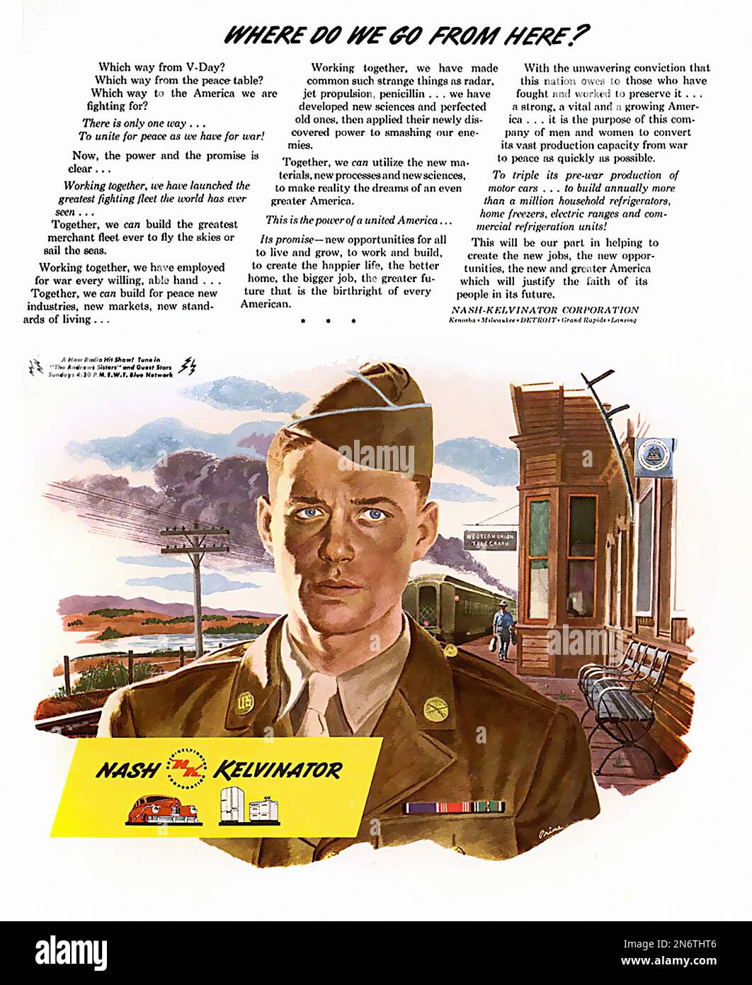 1945 - Nash Kelvinator - American (U.S.) advertising during World War ...