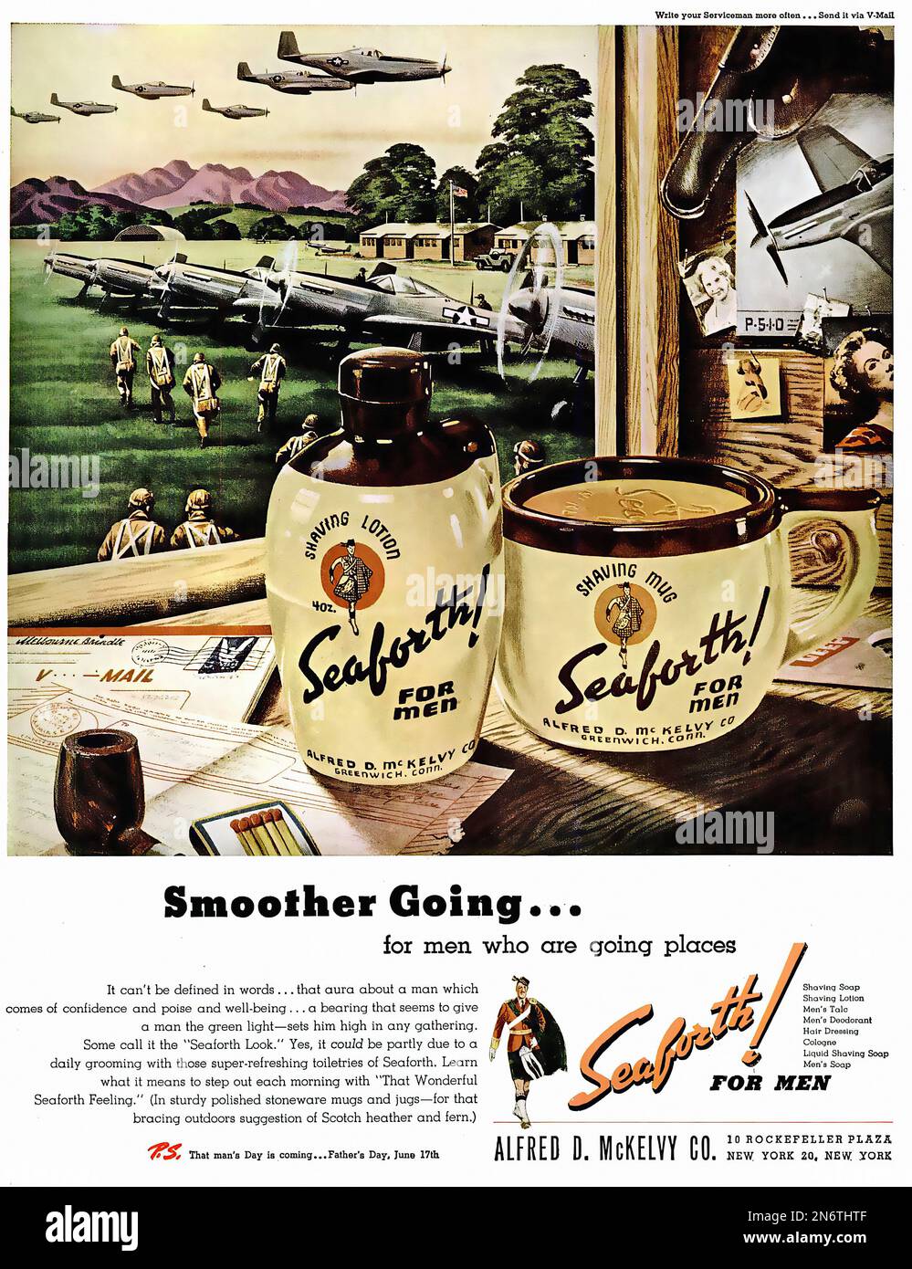 1945 - Seaforth for Men - American (U.S.) advertising during World War ...