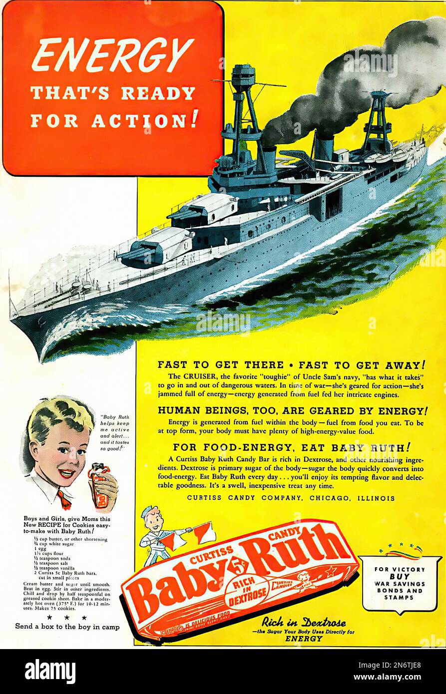 Baby Ruth - Energy For Action - American (U.S.) advertising during ...