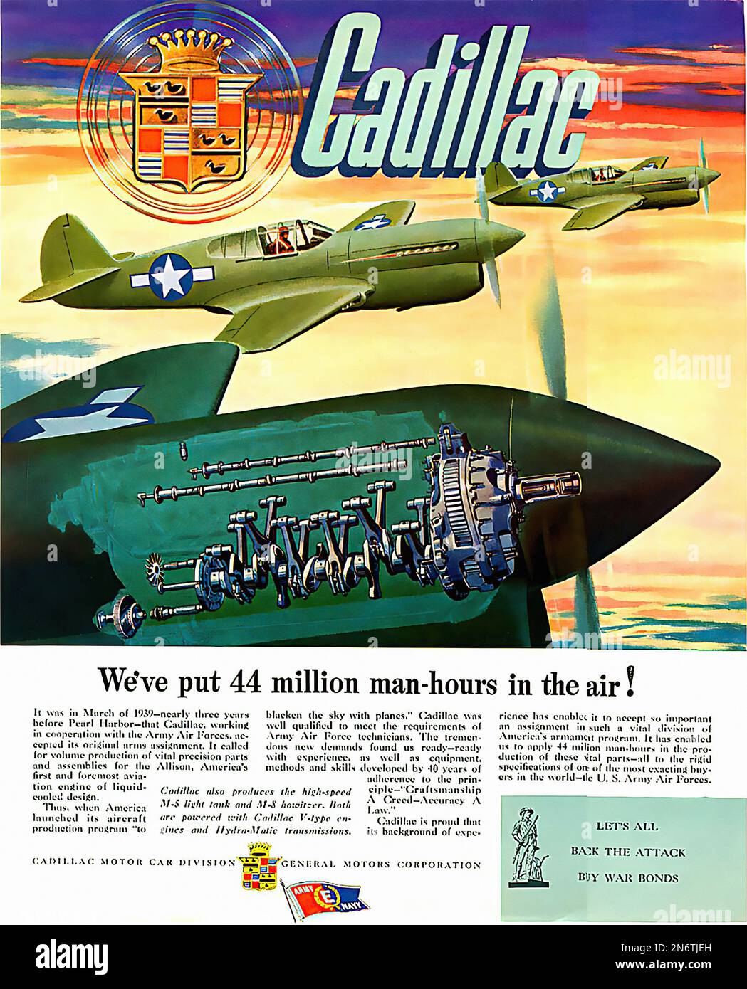 Cadillacs in the air - American (U.S.) advertising during World War II ...