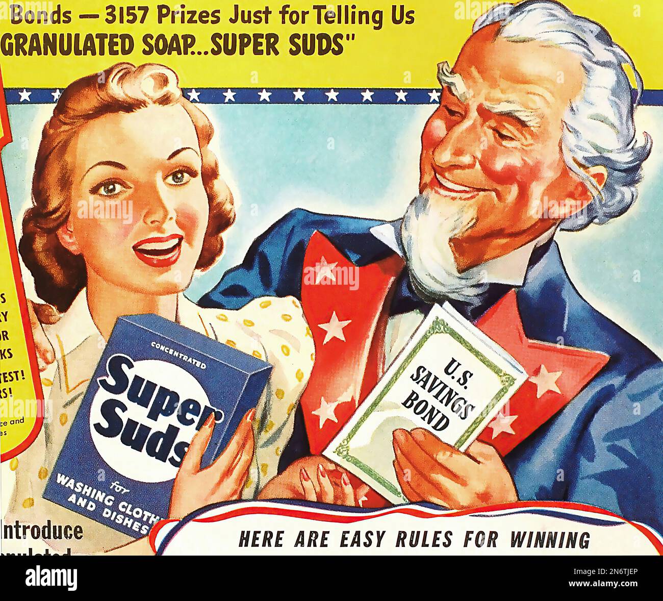 1941 - Super Suds Uncle Sam- American (U.S.) advertising during World ...