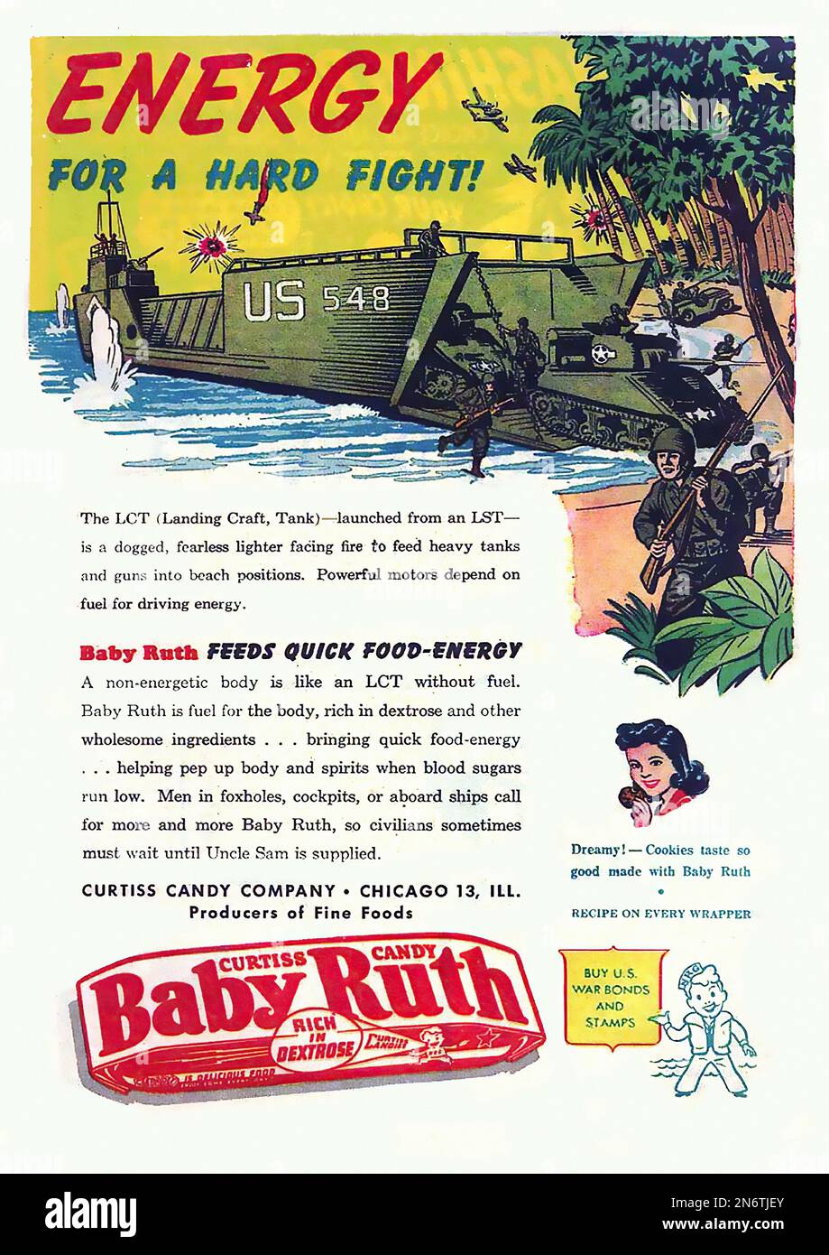 Baby Ruth - Energy for a Hard Fight - American (U.S.) advertising ...