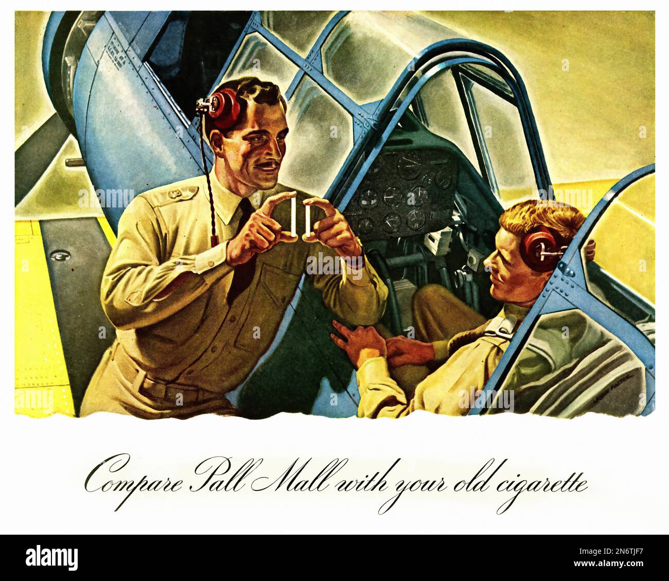 1940 - Pall Mall longer cigarette - American (U.S.) advertising during ...