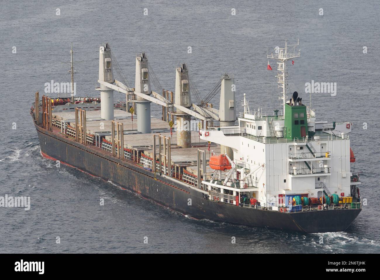 A cargo ship carrying goods between ports Stock Photo - Alamy