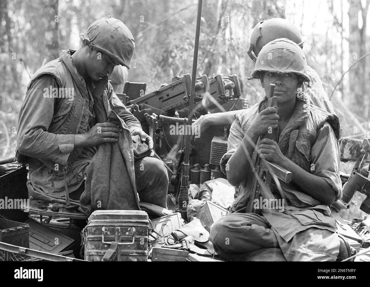 Troopers of the 11th Armored Cavalry Regiment operating in the former ...