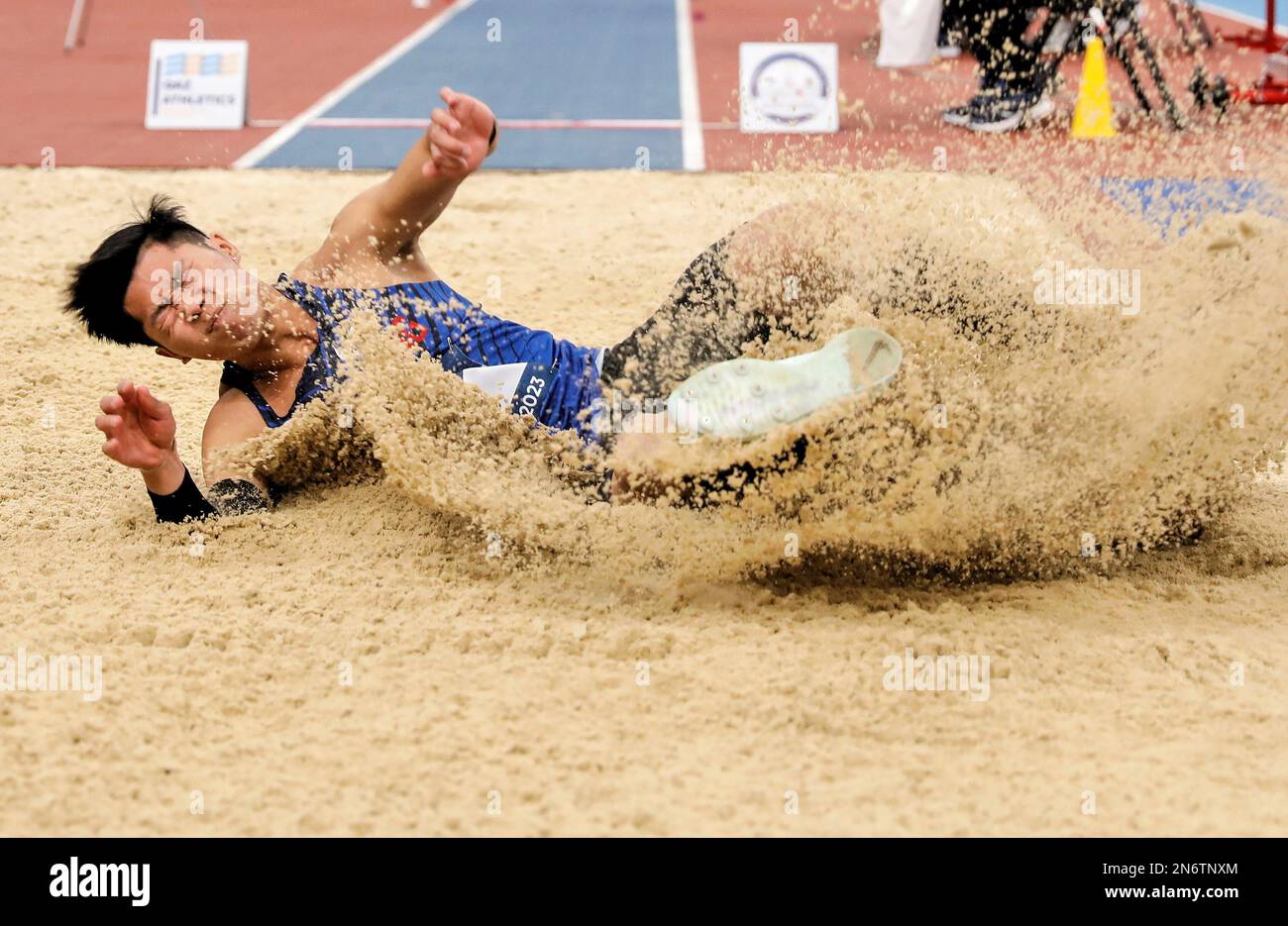 Astana. 10th Feb, 2023. Ko Ho Long of China's Hong Kong competes during ...