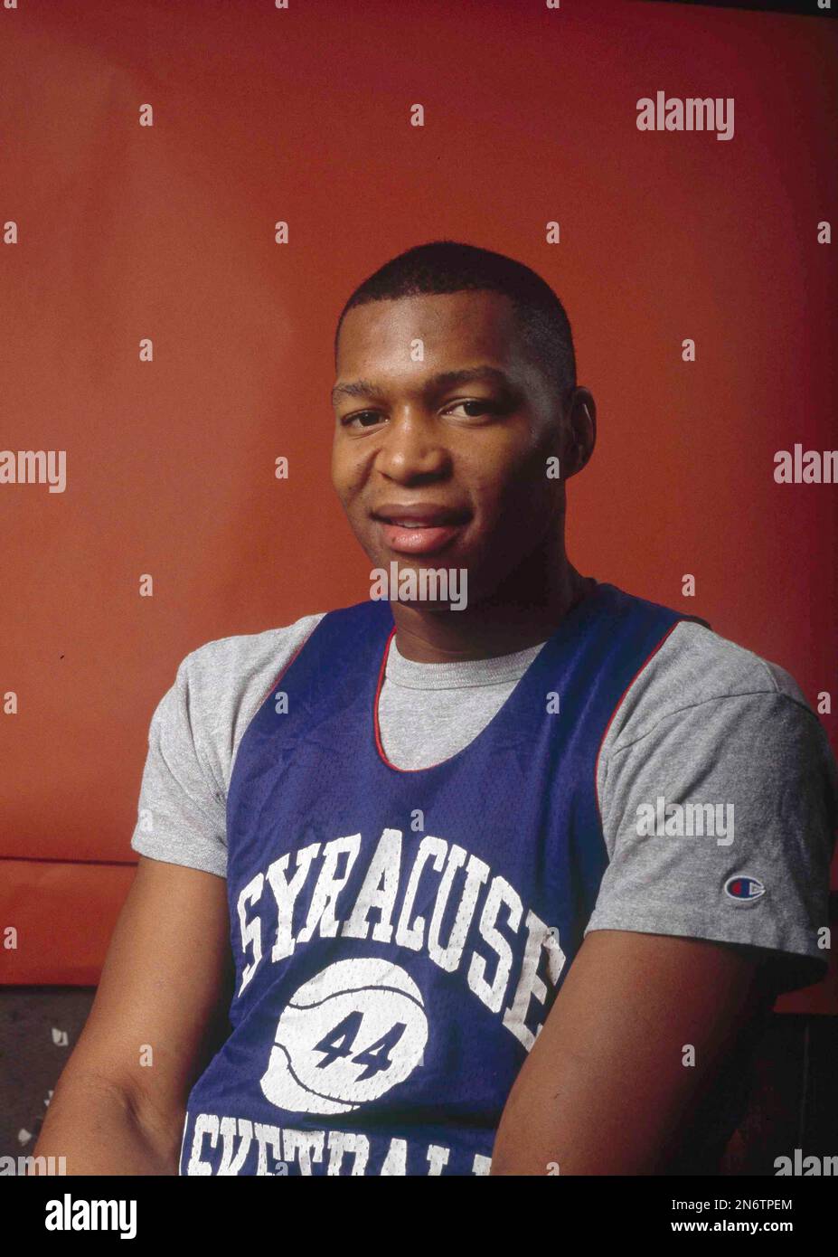 Syracuse University basketball player Derrick Coleman is pictured in ...