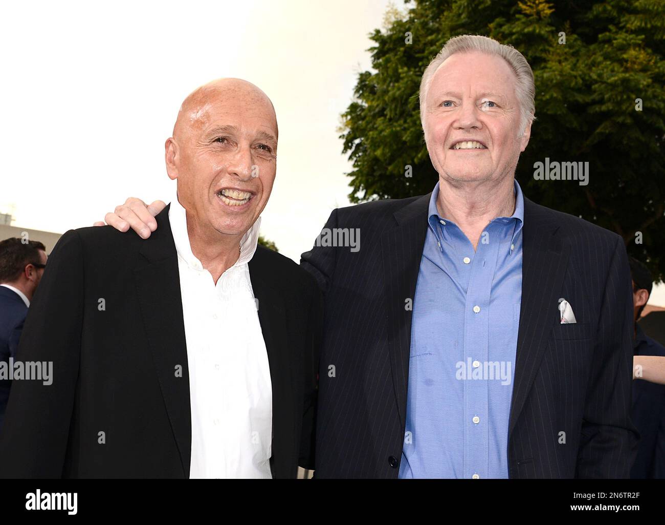 From left to right, producer Alan Zeman and actor Jon Voight arrive on ...