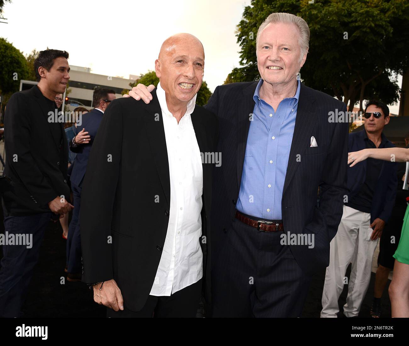 From left to right, producer Alan Zeman and actor Jon Voight arrive on ...