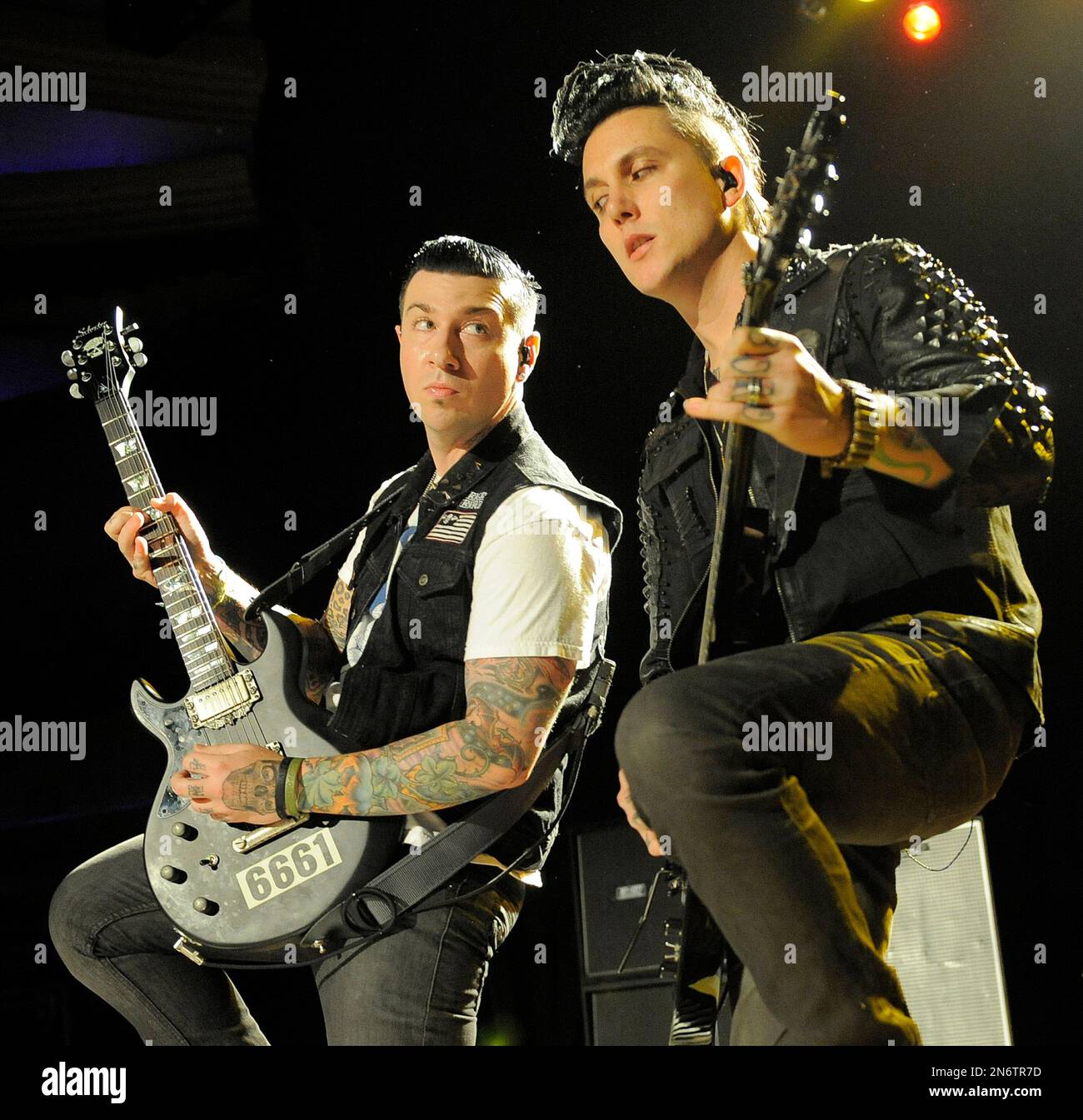 Zacky Vengeance And Synyster Gates Guitars