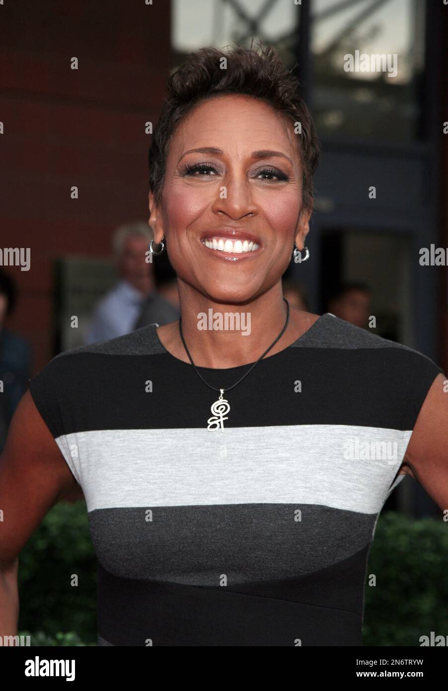 News anchor Robin Roberts attends the USTA 13th Annual Opening Night ...