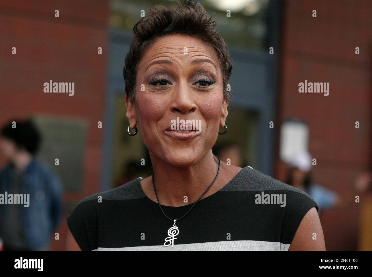 News anchor Robin Roberts attends the USTA 13th Annual Opening Night ...